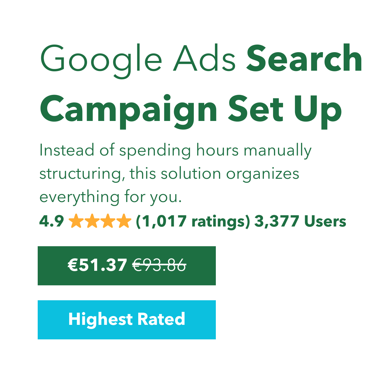 mycounting: Excel Automation | Google Ads | Search Campaign Set Up